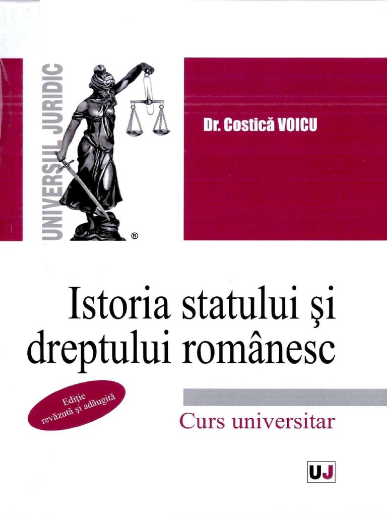 Istoria Statutului Si Dreptului Romanesc | PDF