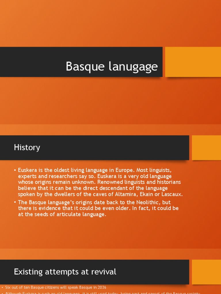 Basque Language | PDF | Basque Country (Greater Region) | Basques