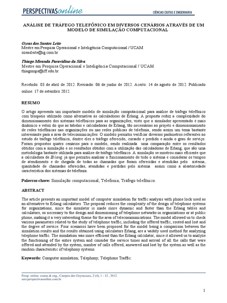 89-Texto Do Artigo-461-1-10-20140607 | PDF | Tempo | Science