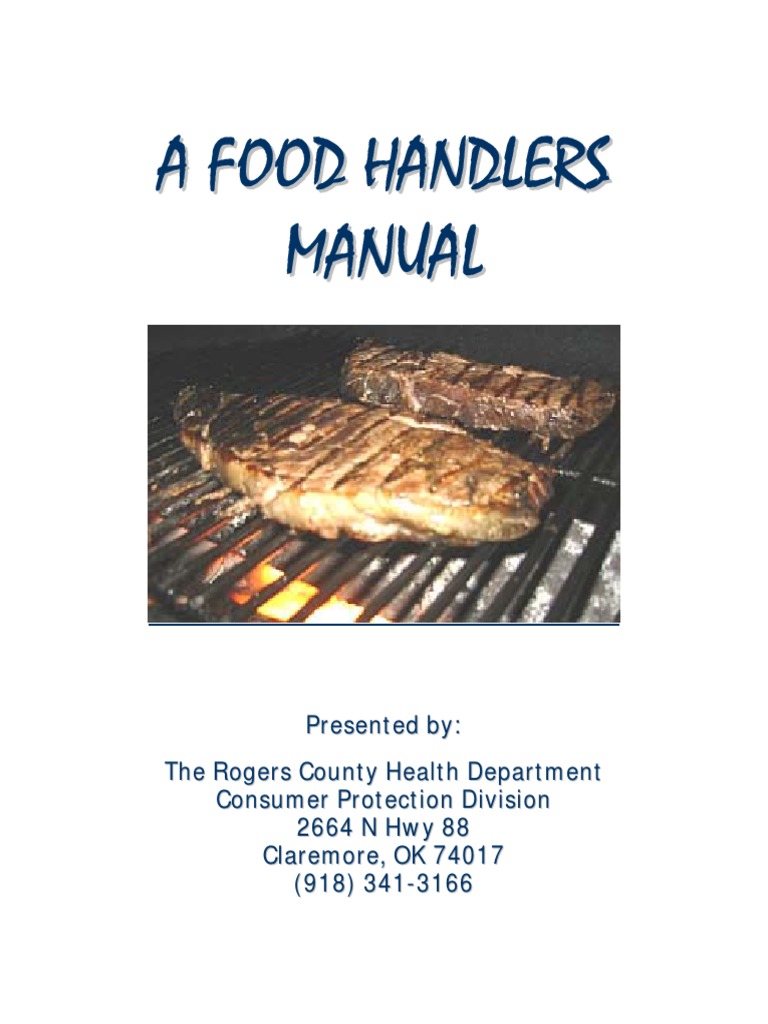 Food Handlers Manual | PDF | Foods | Hand Washing