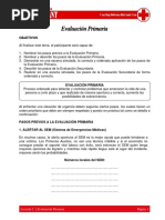 Evaluacion Primaria y Secundaria | PDF | Reanimación cardiopulmonar | Primeros auxilios