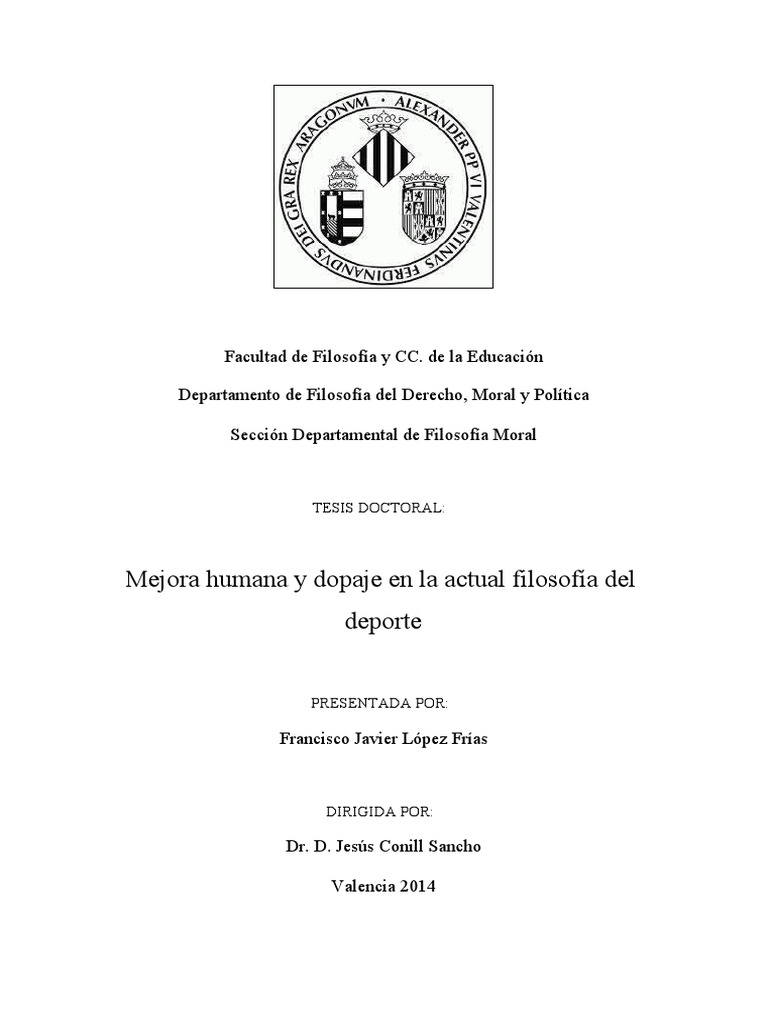 Mejora Humana y Dopaje | PDF | Transhumanismo | Deportes