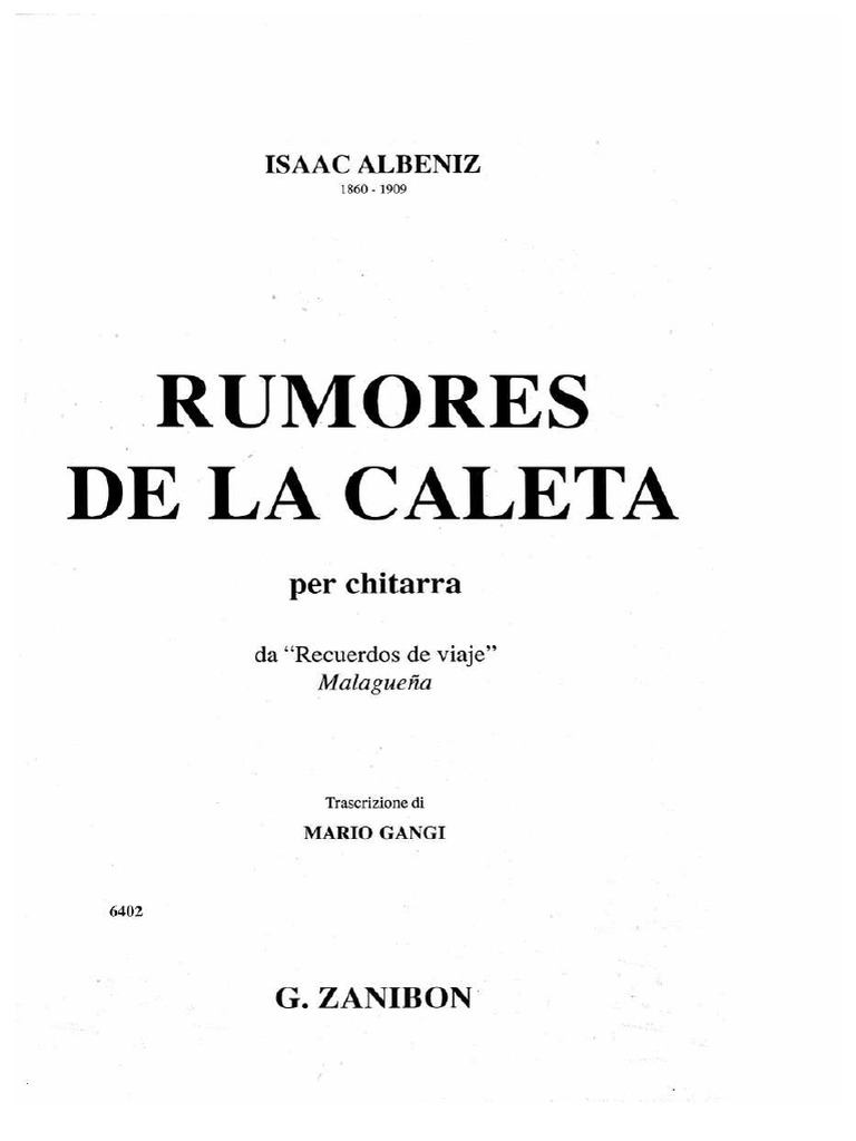 Rumores de La Caleta | PDF