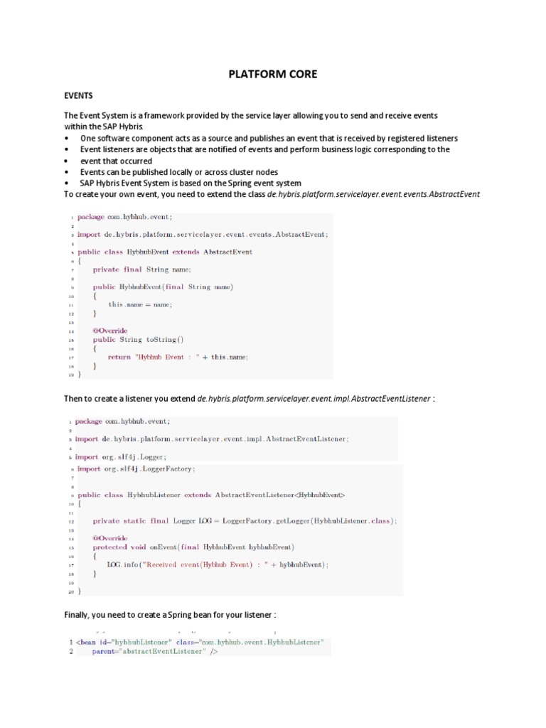 Platform Core | Download Free PDF | Software Development | Information Technology Management