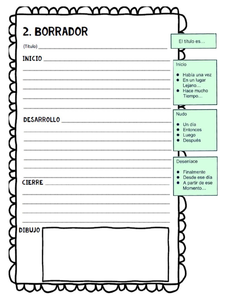 Plantilla Cuento | PDF