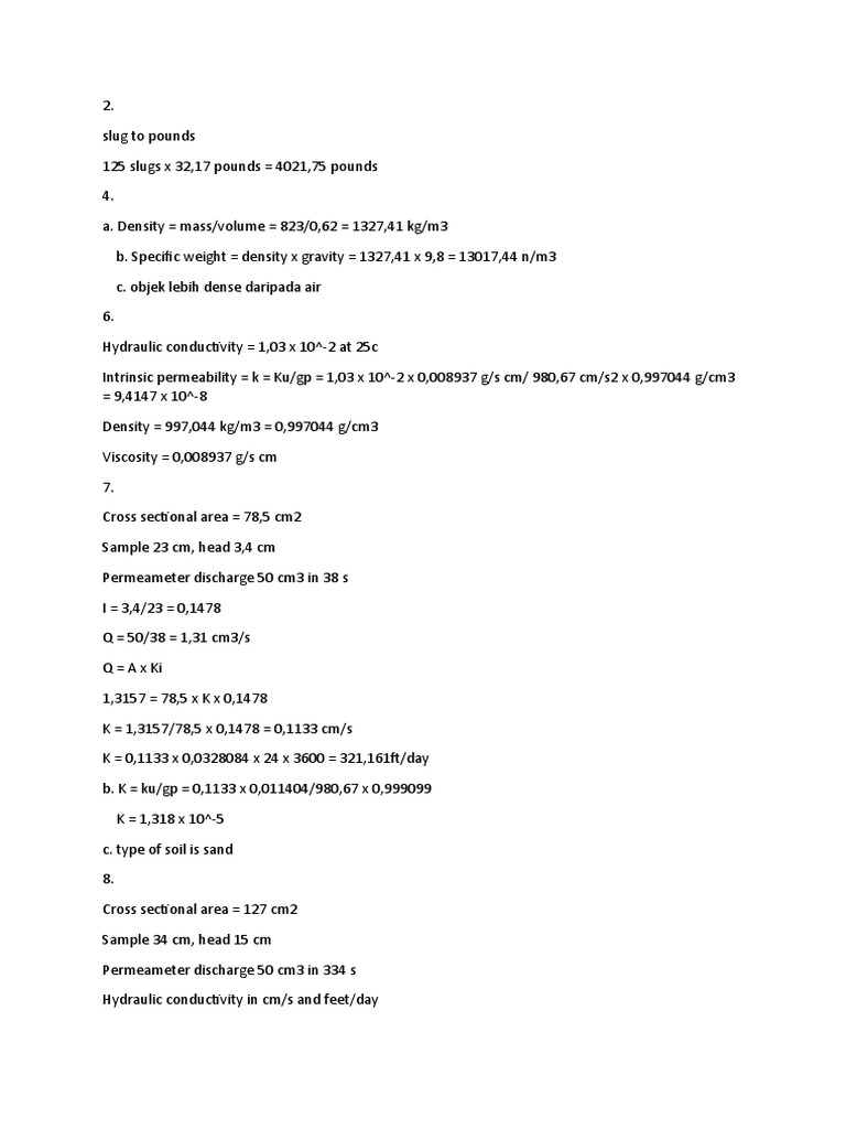 Homework2 Hidro | PDF | Science & Mathematics