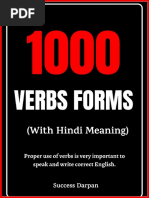 Tense Chart in Hindi With Rules | PDF | Grammatical Tense | Perfect ...