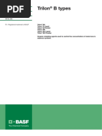 Tds Trilon M Types en | PDF | Corrosion | Chelation