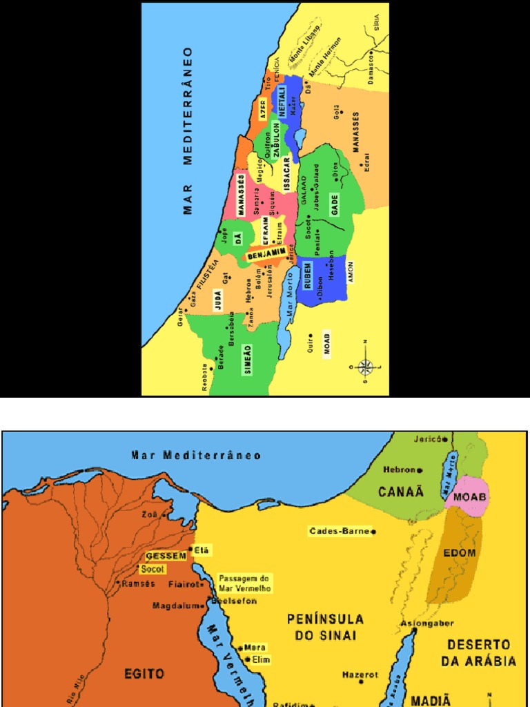 2 Aula de História de Israel - Mapas | PDF