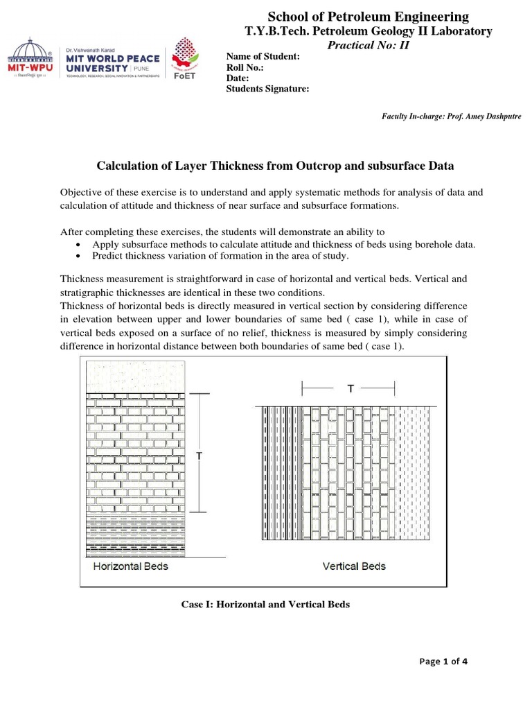 Practical 2 - PGII | PDF | Geological Formation | Geology