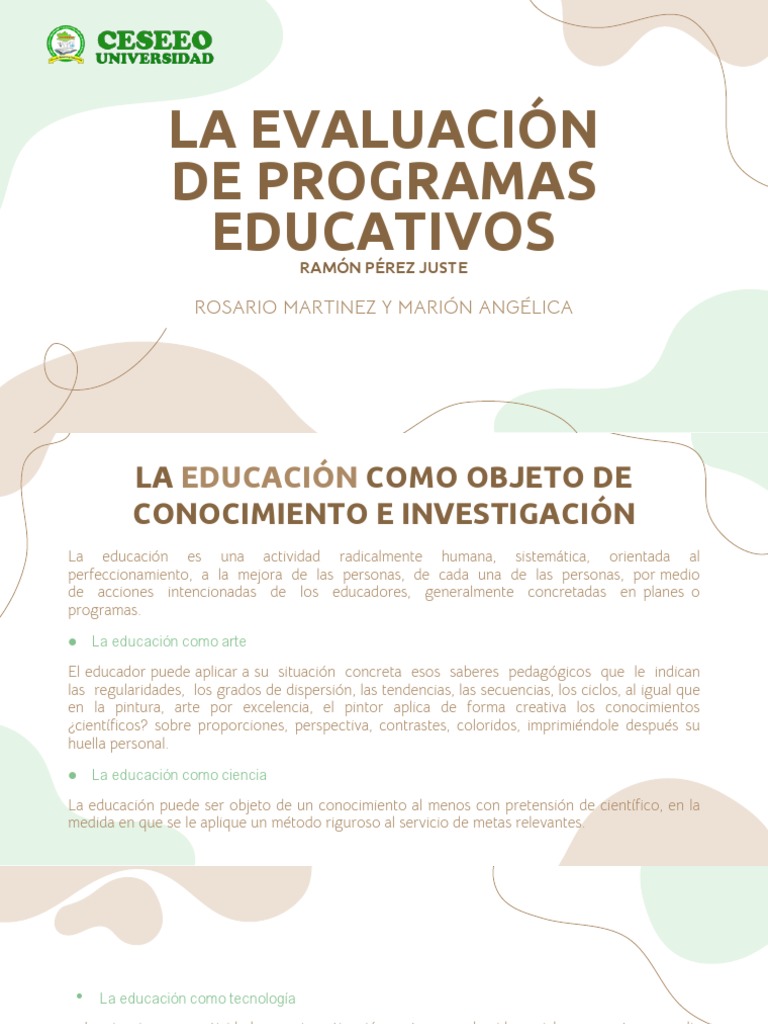 Evaluación de Programas | PDF