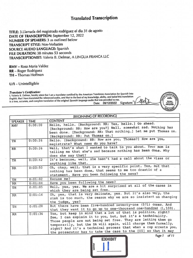 Translated Transcription 3 | PDF