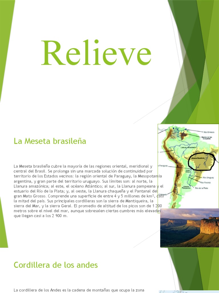 Relieve | PDF | Andes | Geografía Física