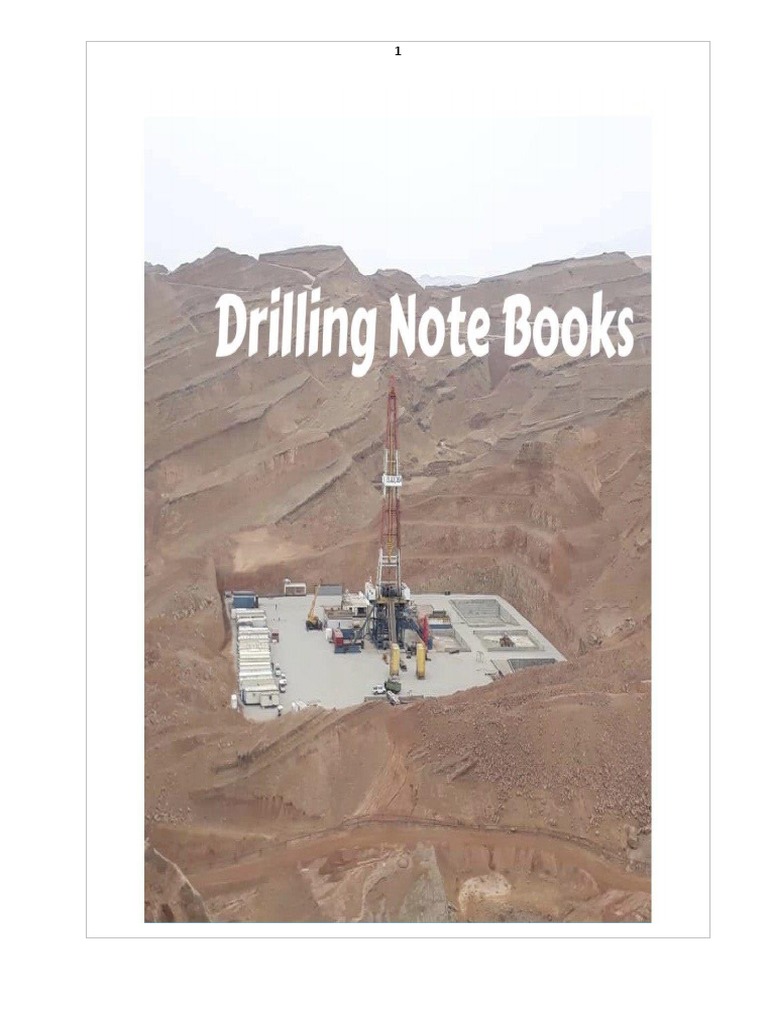 Drilling Note Book Pdf Casing Borehole Pump