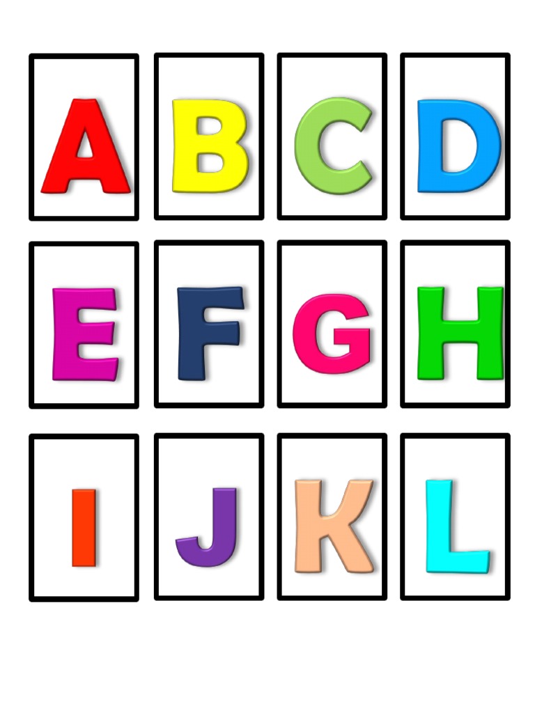 Abecedario Colores | PDF