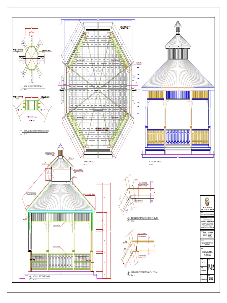 Detalle Pergola-Pergola | PDF