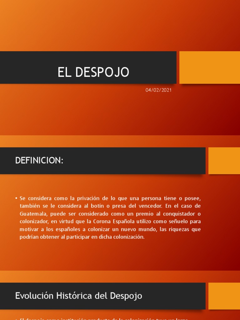 Despojo 04-02 | PDF | Nueva españa | Agricultura