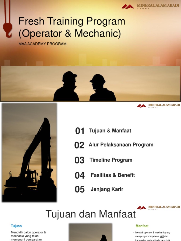 Presentasi Fresh Training Program Maa | PDF