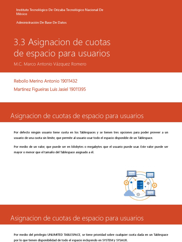 3.3 Asignacion Cuotas Usuarios | PDF | Contraseña | Bases de datos