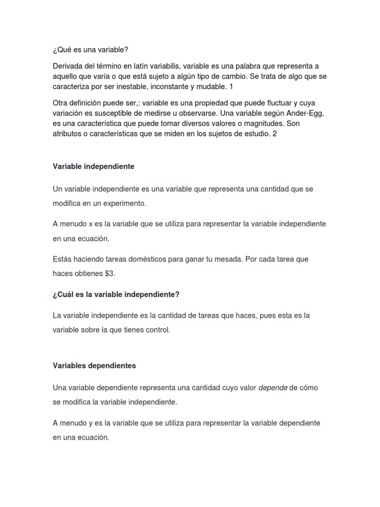 U1 A3 Tipos de Variables | PDF