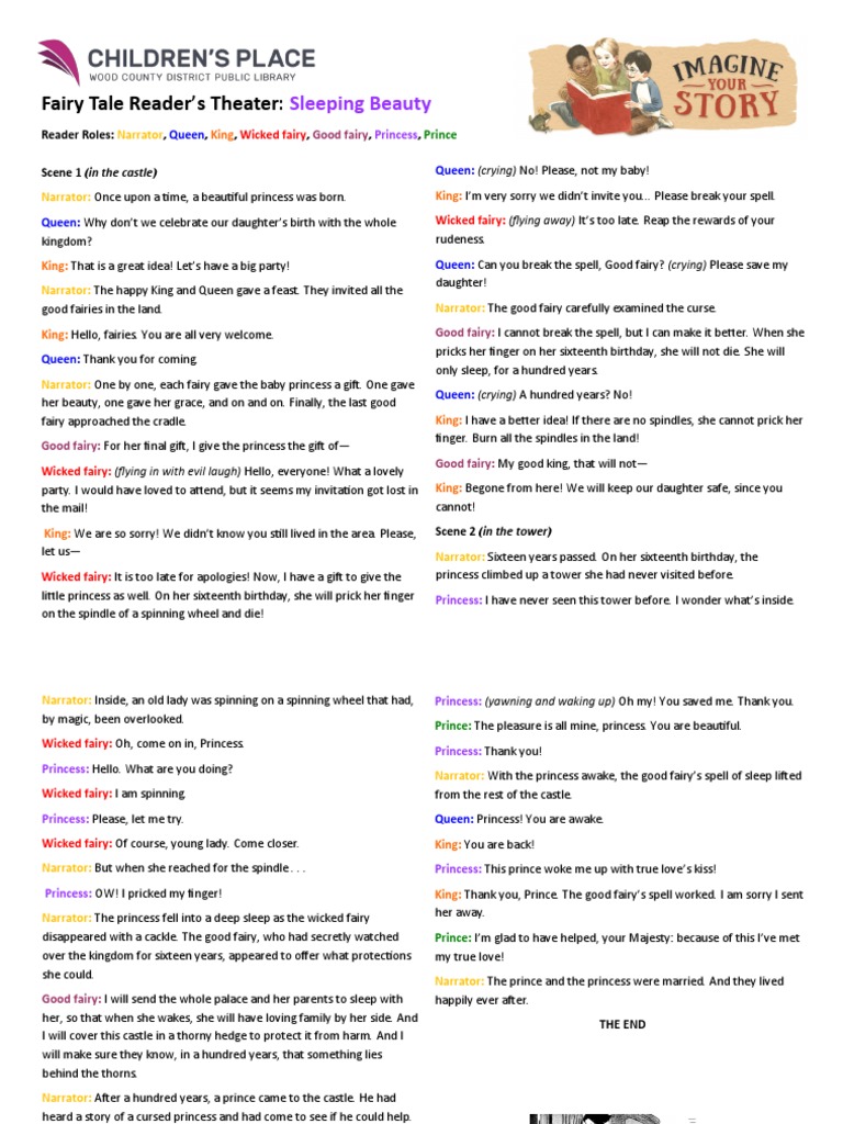 Sleeping Beauty Reader's Theater | PDF | Sleeping Beauty | Fairy Tales