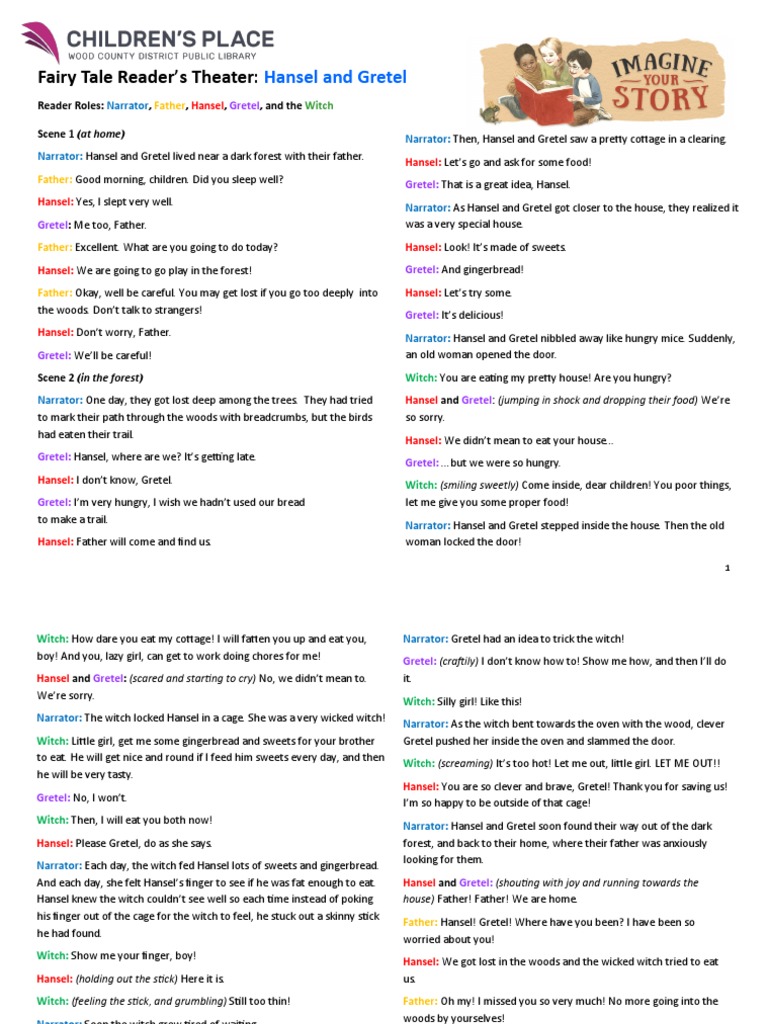 Hansel and Gretel Readers Theatre | PDF | Hansel And Gretel (Opera ...