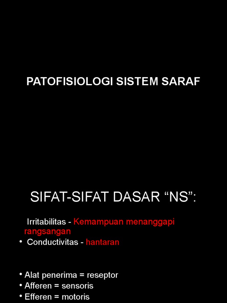 Patofisiologi Sistem Saraf | PDF