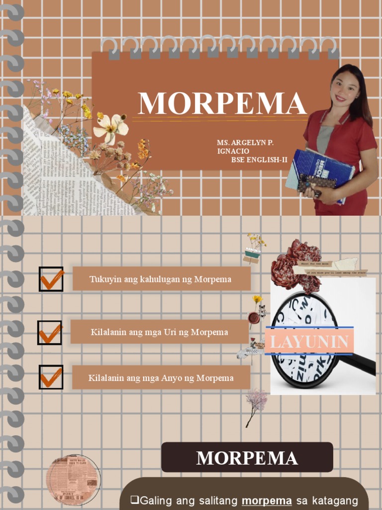 Morpema - Argelyn P. Ignacio (Bsed English 3) ) | PDF
