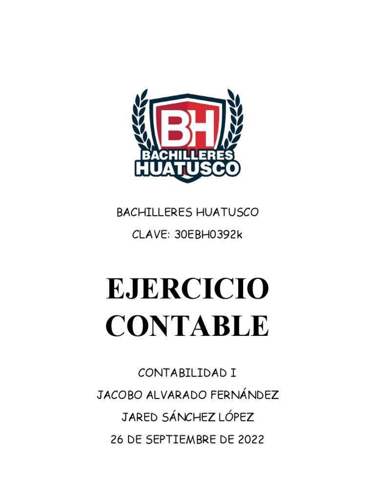 Ejercicio Contable 1 | PDF
