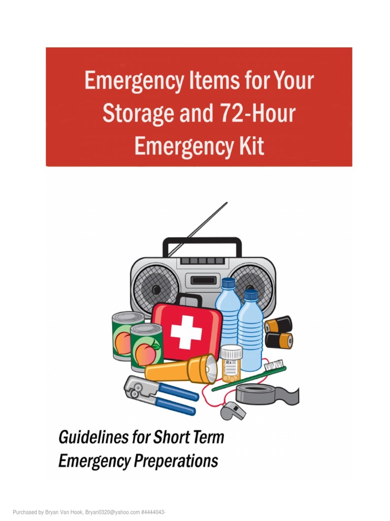 The 72 Hour Kit | PDF