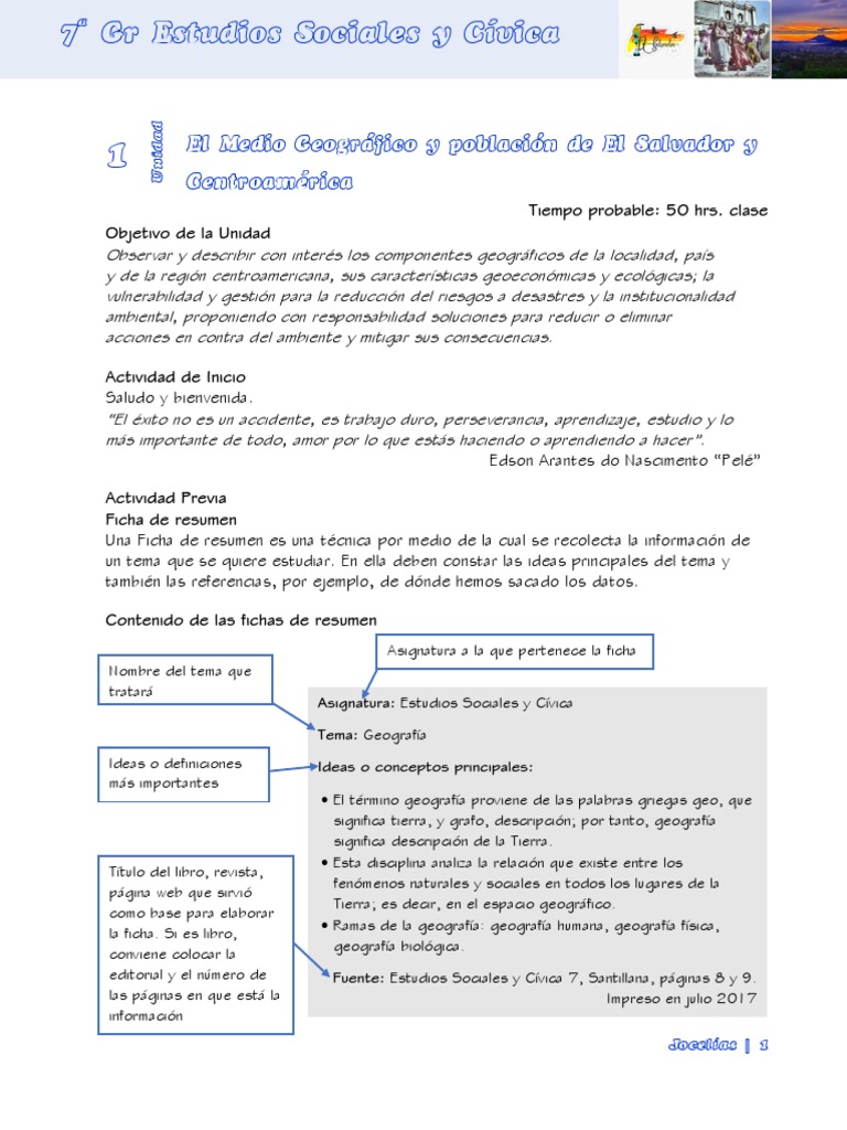 Unidad 1 | PDF | Geografía | Centroamérica