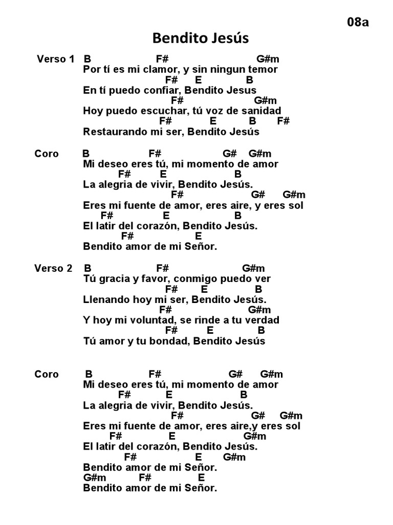 08a. BENDITO JESUS | PDF