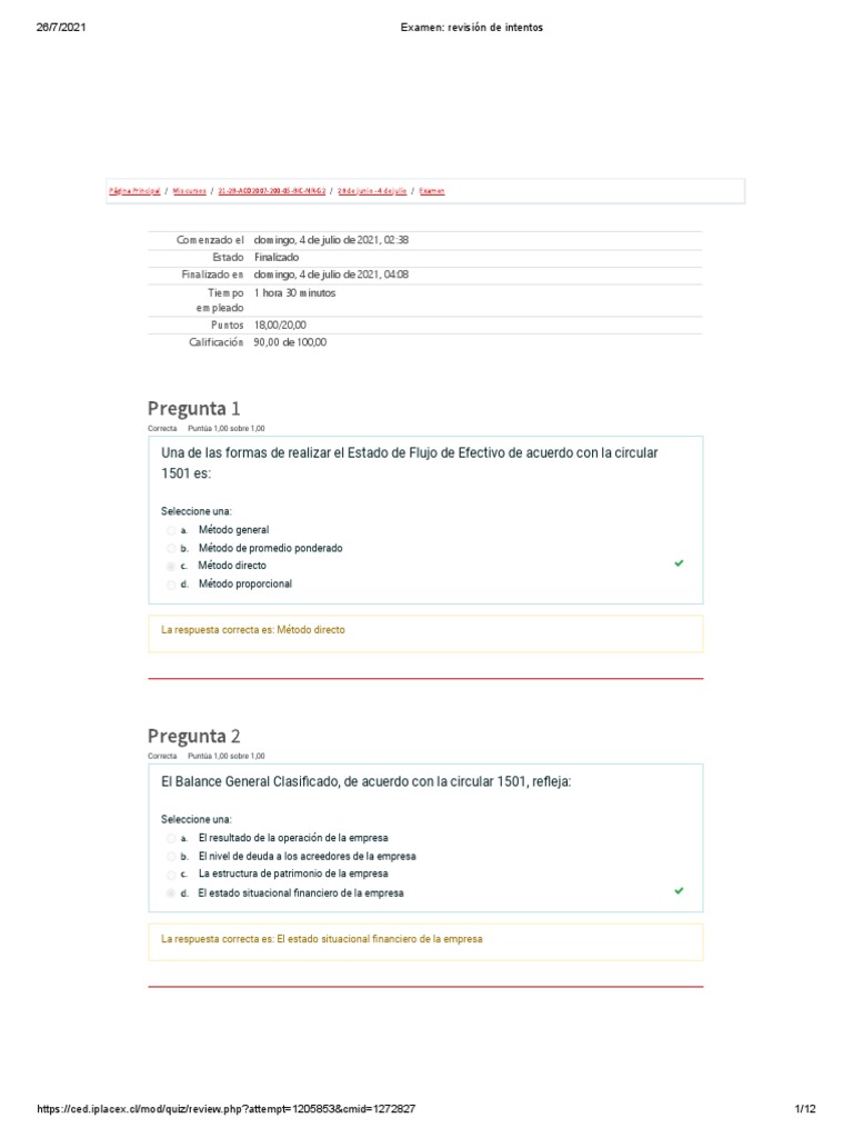 Examen Analisis Contable PDF | Descargar gratis PDF | Depreciación | Economias