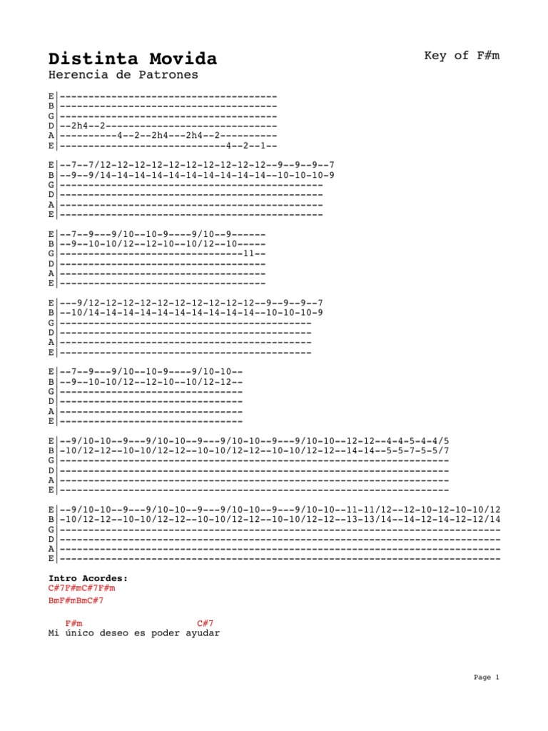 Distinta Movida | PDF