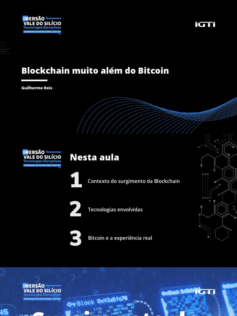 Blockchain - Módulo 6 - Programa Internacional | PDF | Bitcoin | Criptomoeda