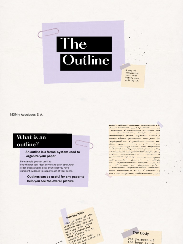 The Outline | Download Free PDF | Writing | Written Communication
