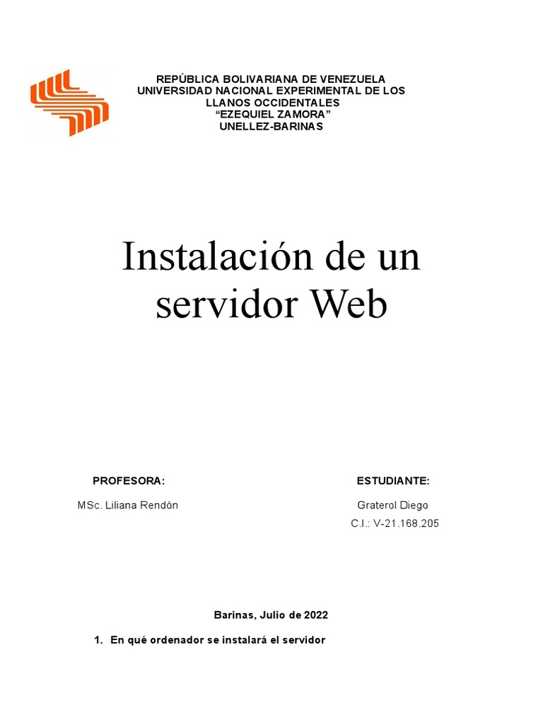 Instalacion de Un Servidor Web | PDF
