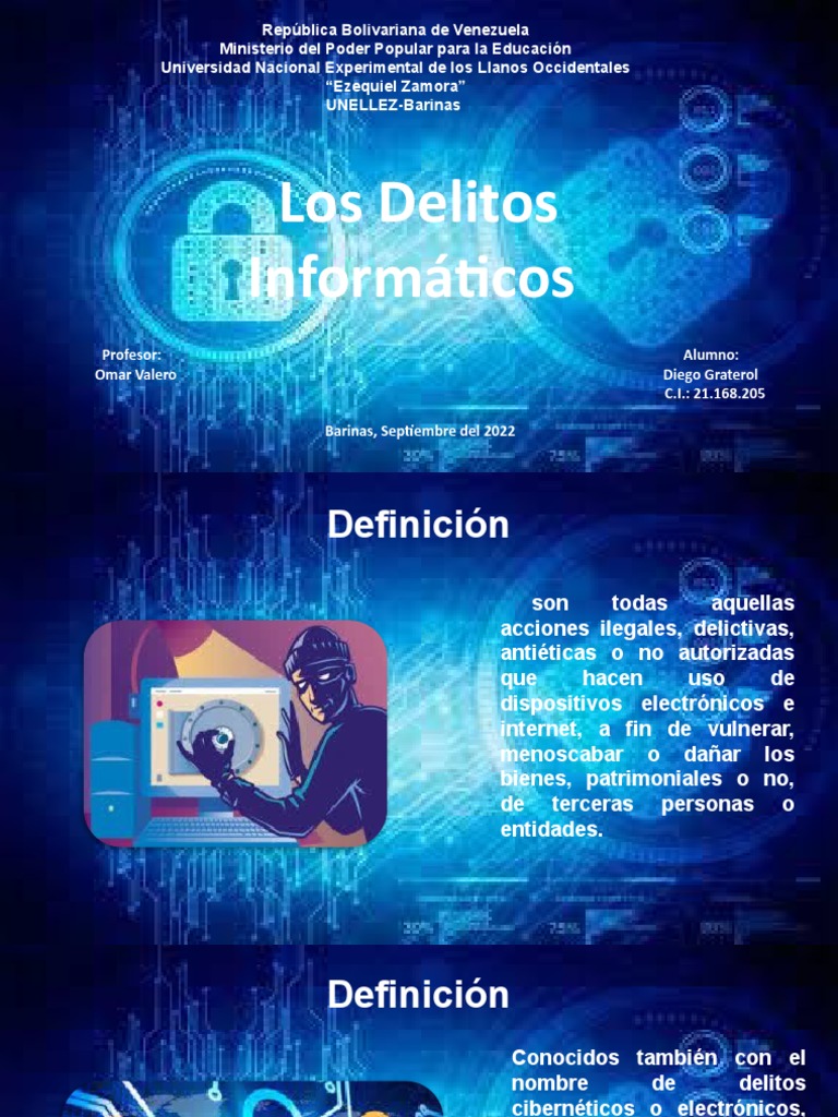 Delitos Informáticos y Tipos | PDF | Cibercrimen | Informática