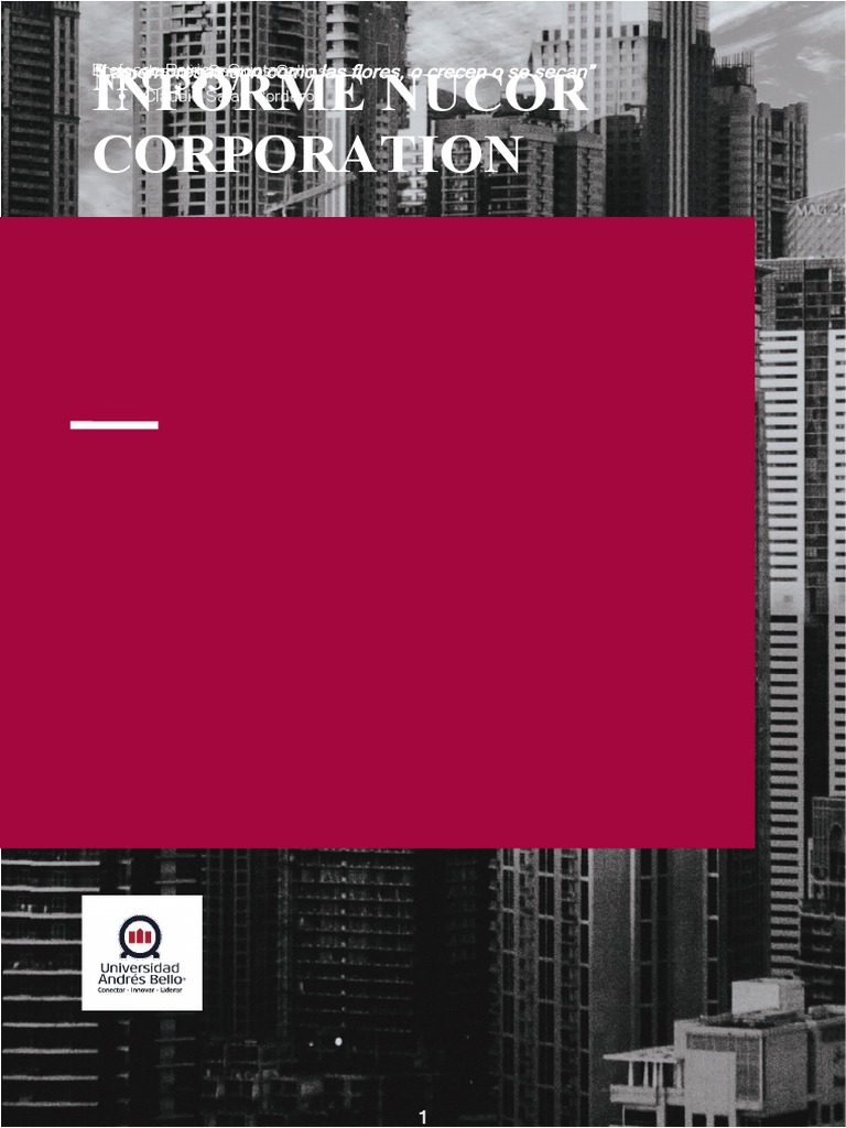 Caso Nucor Corporation | PDF | Business | Gestión de recursos humanos