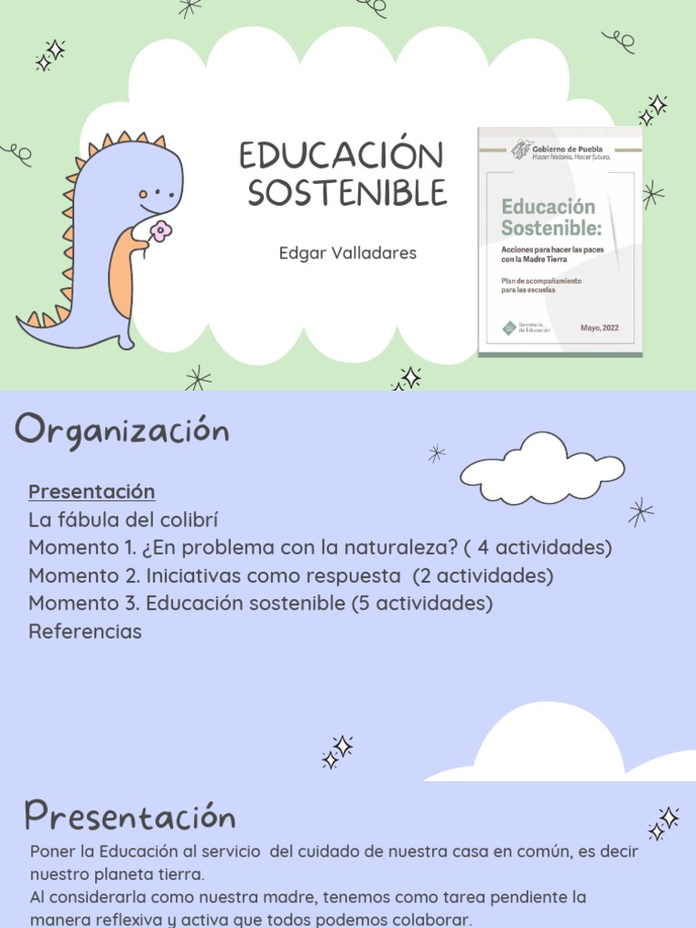 Educación Sostenible Puebla Pdf Sustentabilidad Naturaleza