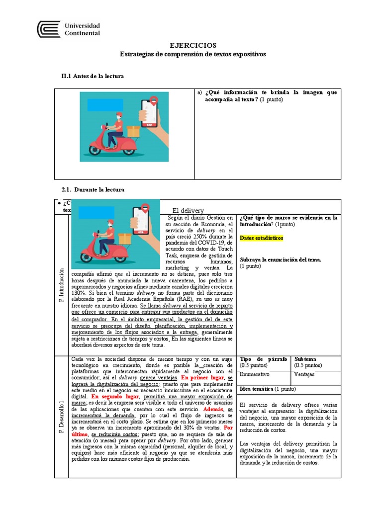 Solucionario Ejercicio 2 Tema Subtema Ideas Tematicas | PDF | Entrega (Comercio) | Business