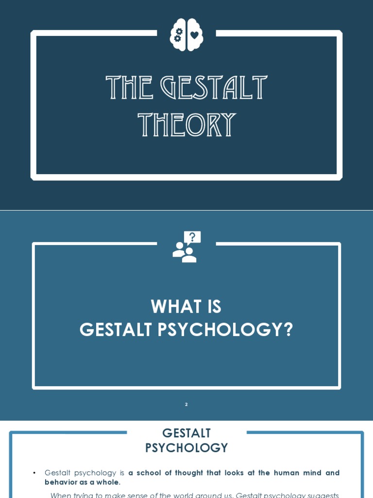 Gestalt Theory | PDF | Perception | Psychology