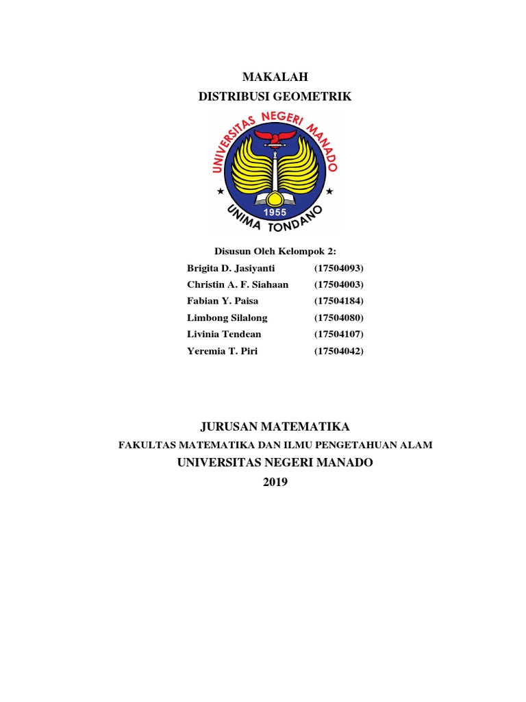 Pemahaman Distribusi Geometrik | PDF