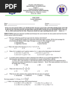 MELCS-General Mathematics | PDF | Function (Mathematics) | Logarithm