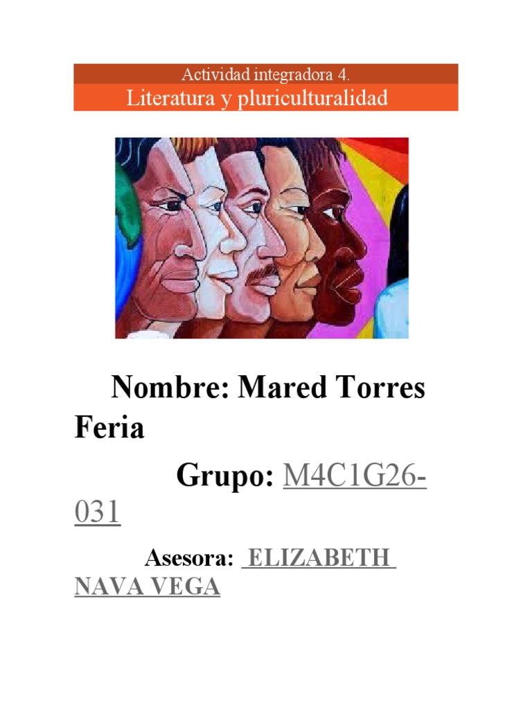 Pluriculturalidad TorresFeriaMared M4C1G26-031 | PDF | México ...