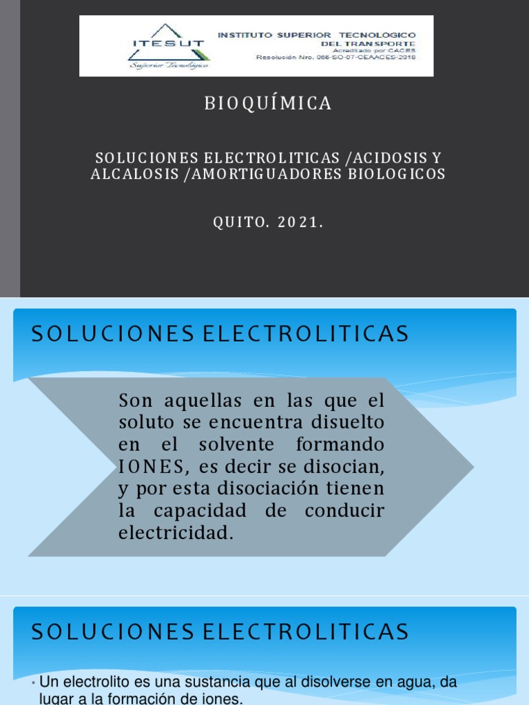 1.3 Soluciones Electroliticas PDF | PDF | Electrólito | Ph