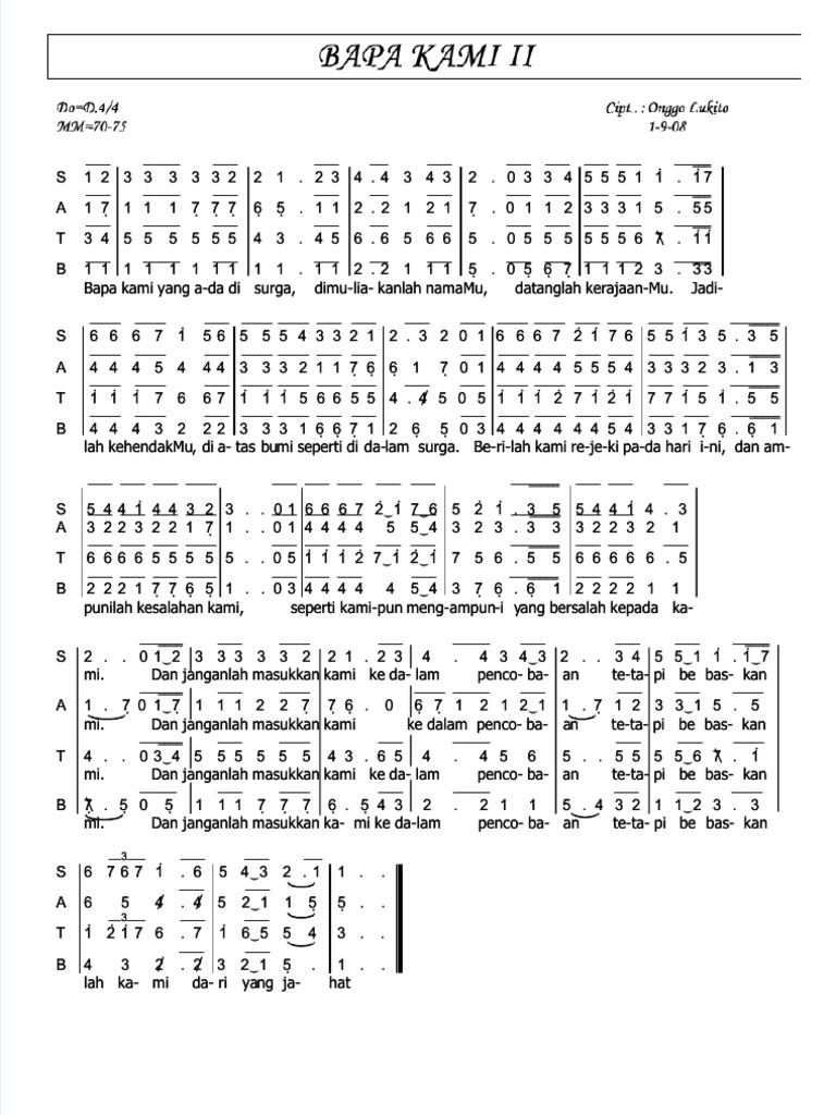 Bapa-Kami-Onggo II | PDF