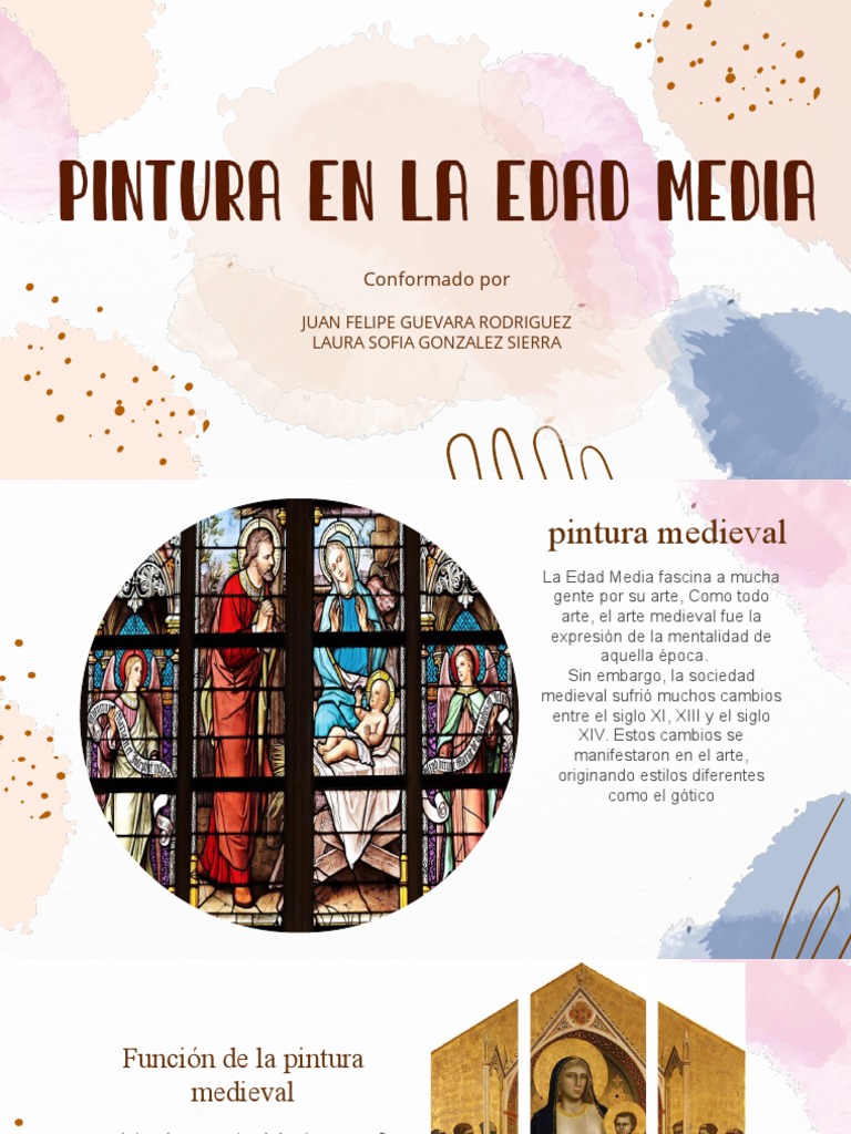 Exposicion de Español La Pintura en La Edad Media | PDF | Pinturas ...