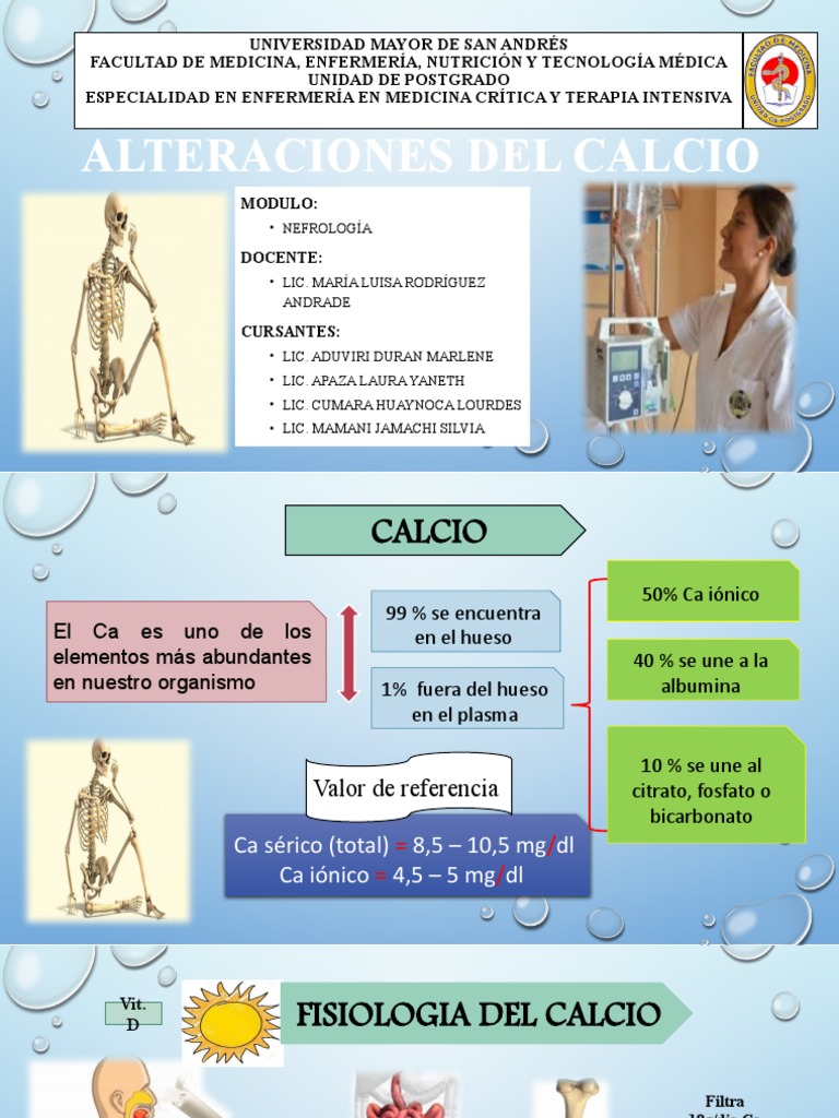 ALTERACION DEL CALCIO Corregido. | PDF