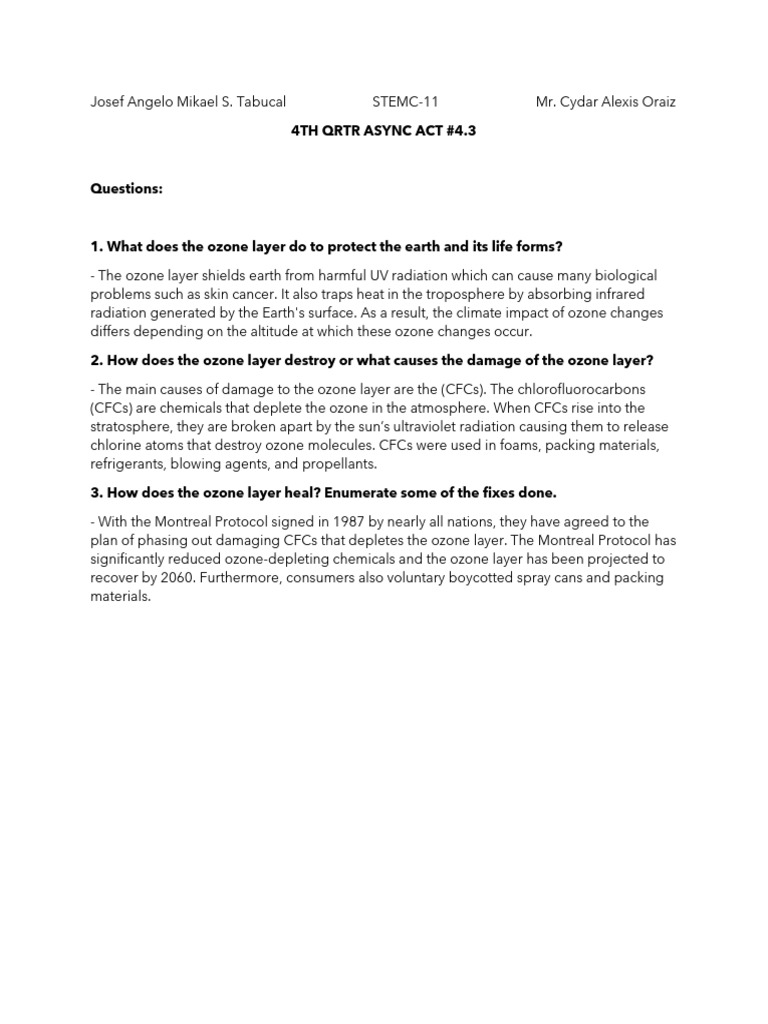 4TH QRTR Async Act #4.3 | PDF